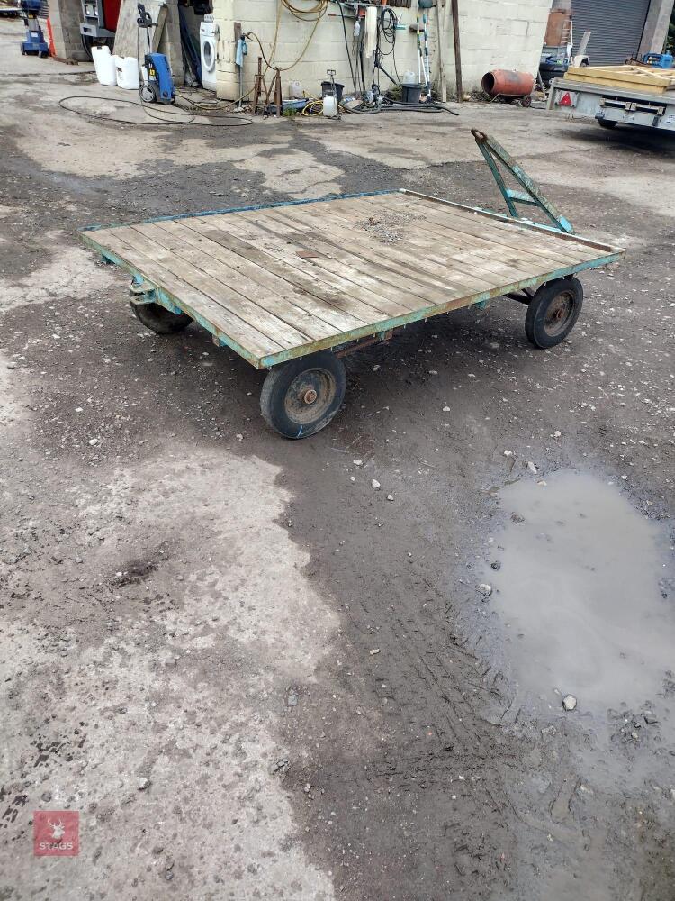 LARGE TURN TABLE FARM TROLLEY