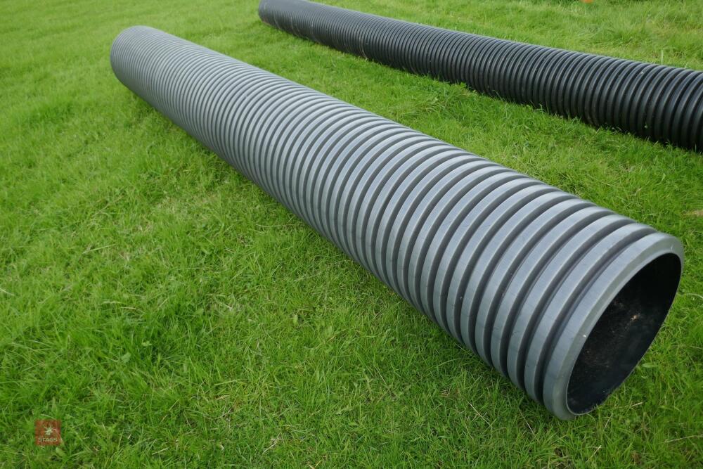 4M BLACK PLASTIC DRAIN PIPE