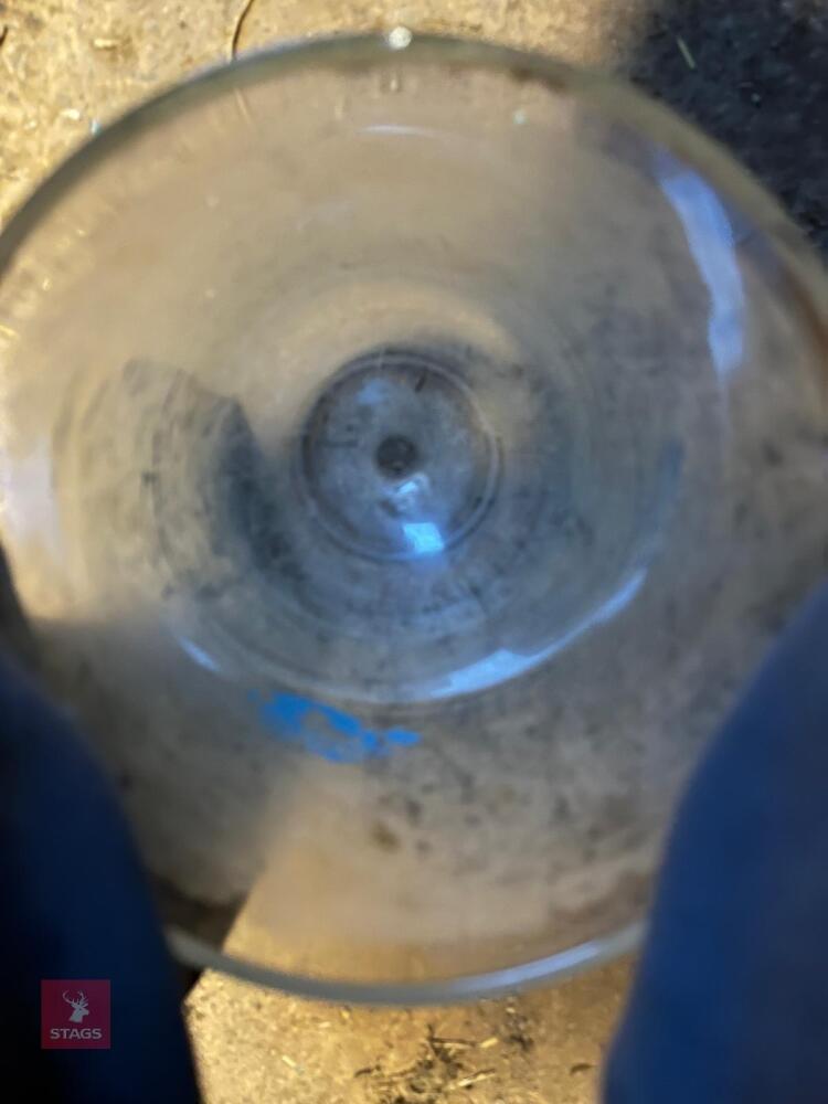 DAIRY GLASS OVERFLOW JAR