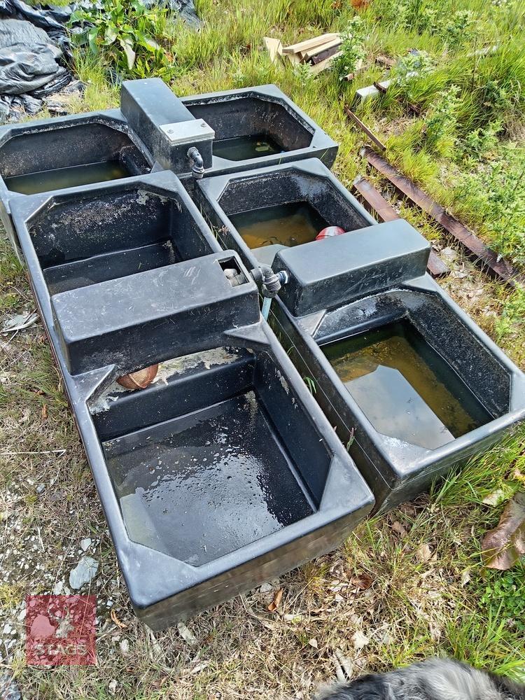 3 PLASTIC WATER TROUGHS