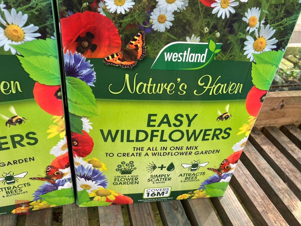 3 X 4KG OF WESTLAND WILD FLOWER SEED