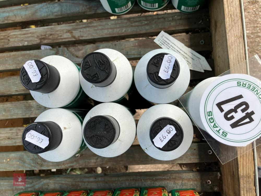 6 BOTTLES OF TREE FERN FEED