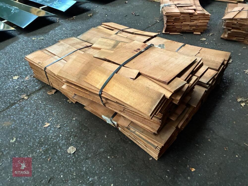 5 PACKS OF WESTERN RED CEDAR SHINGLES