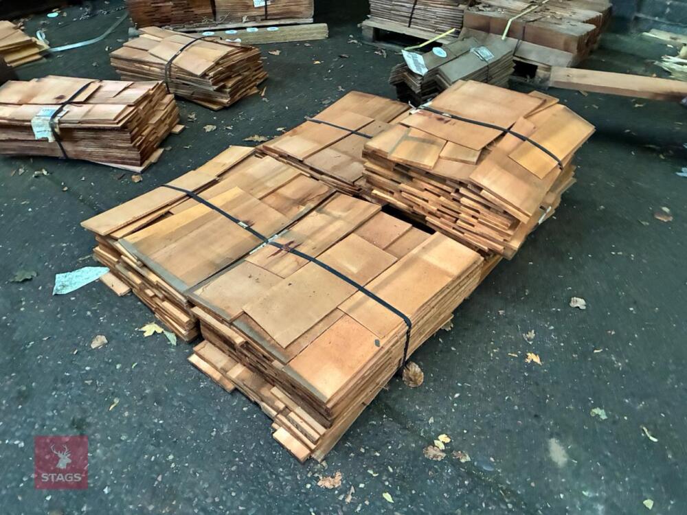 5 PACKS OF WESTERN RED CEDAR SHINGLES