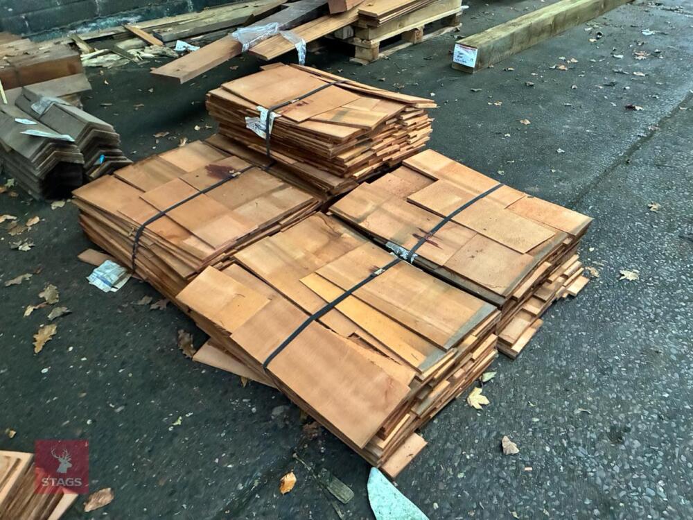 5 PACKS OF WESTERN RED CEDAR SHINGLES
